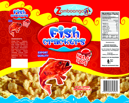 Zamboanga Fish Crackers | Santory Crackers