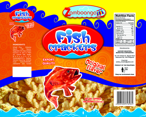 Zamboanga Fish Crackers | Santory Crackers